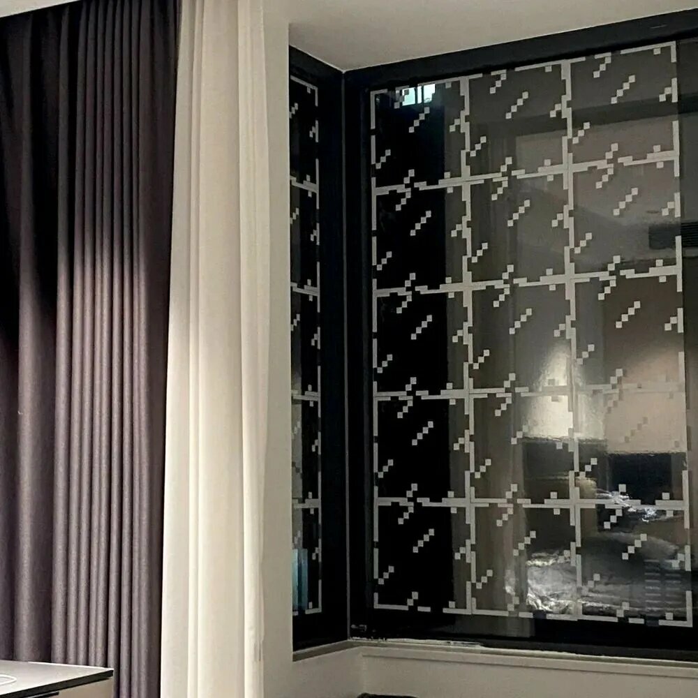 Наклейки на окна, статические наклейки mc window, 20 штук