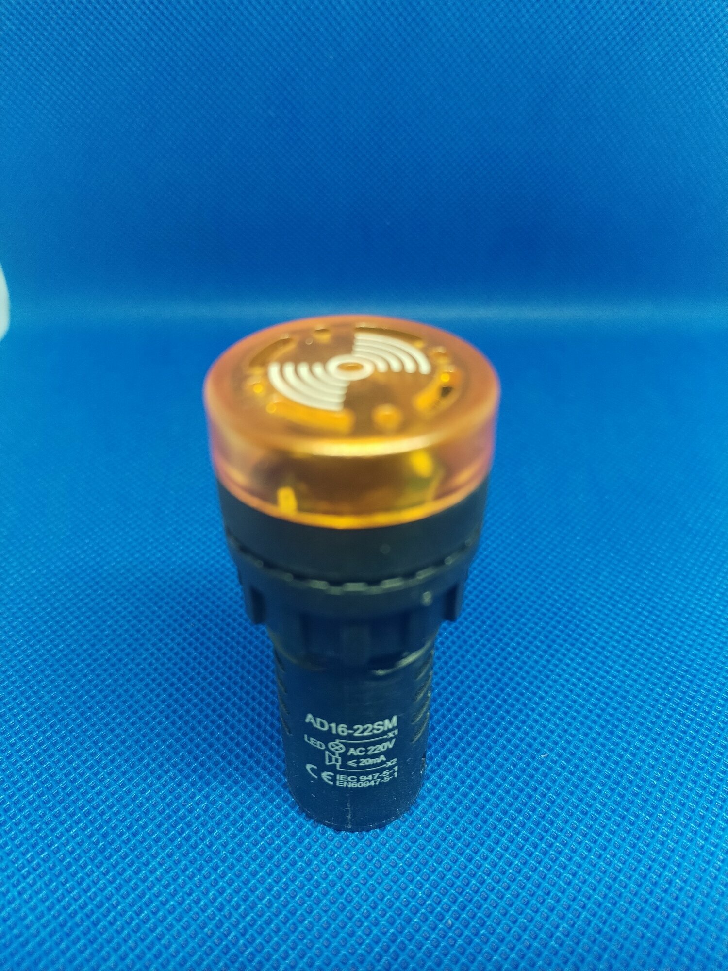 Индикатор светозвуковой AD16 22SM 220V желтый