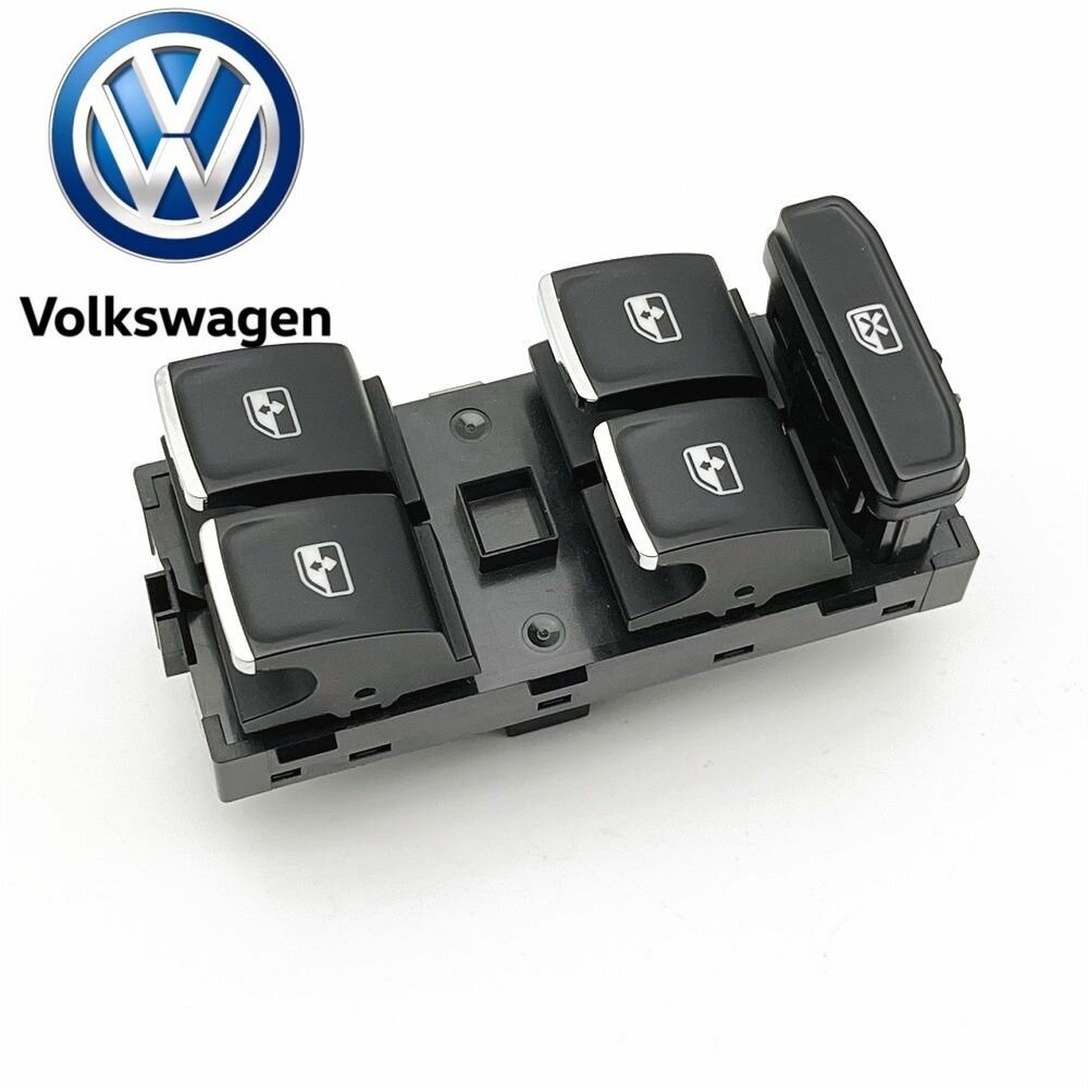Блок управления стеклоподъёмниками VAG 5G0959857A / 5GG959857A для VW Golf, Passat, Tiguan, Seat, Skoda