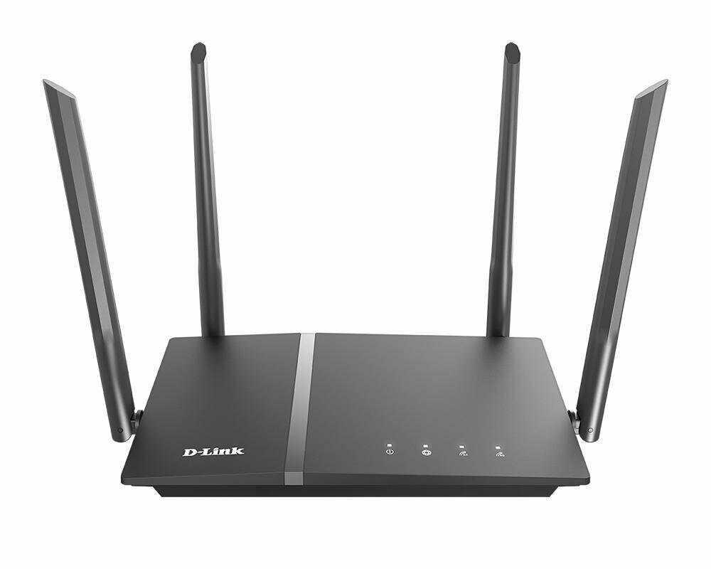 Беспроводной маршрутизатор D-Link DIR-1260/RU/R1A, 802.11abgnac 1167Mbps 2.4 ГГц 5 ГГц 4xLAN USB черный