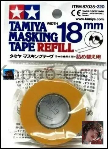 Tamiya 87035 Маскировочная лента, ширина 18мм, длина 18м. рулон