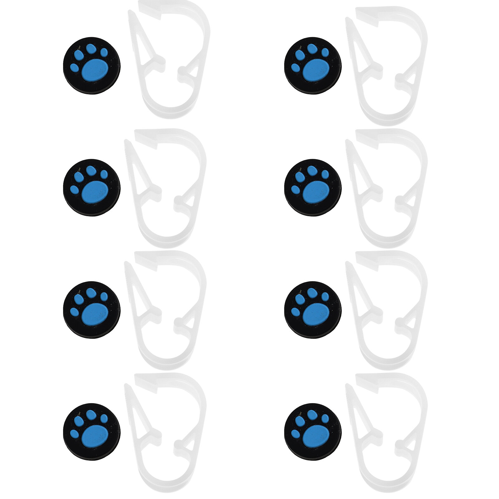 Пластиковый зажим для трубок 5-7 мм белый, регулятор потока воды, набор 100 шт для трубопроводов