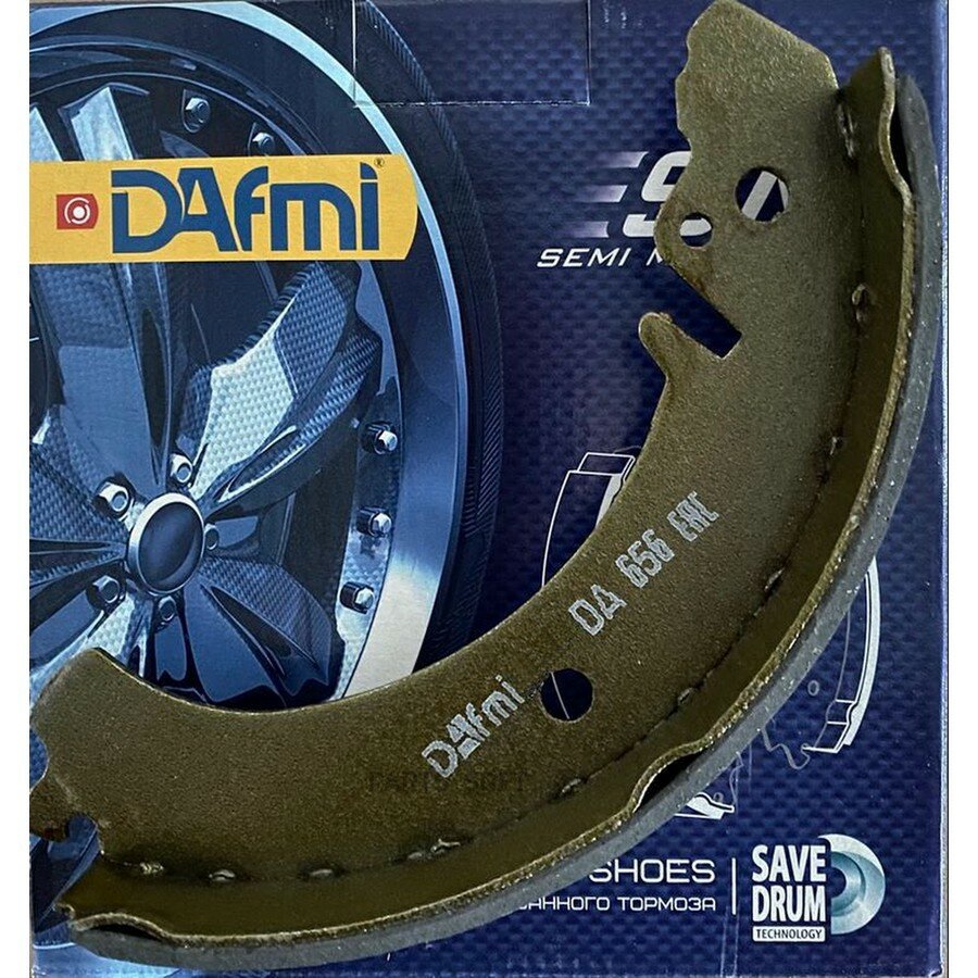 Колодки тормозные барабанные задние для а/м ВАЗ 2101 Dafmi DAFMI DA656 | цена за 1 шт