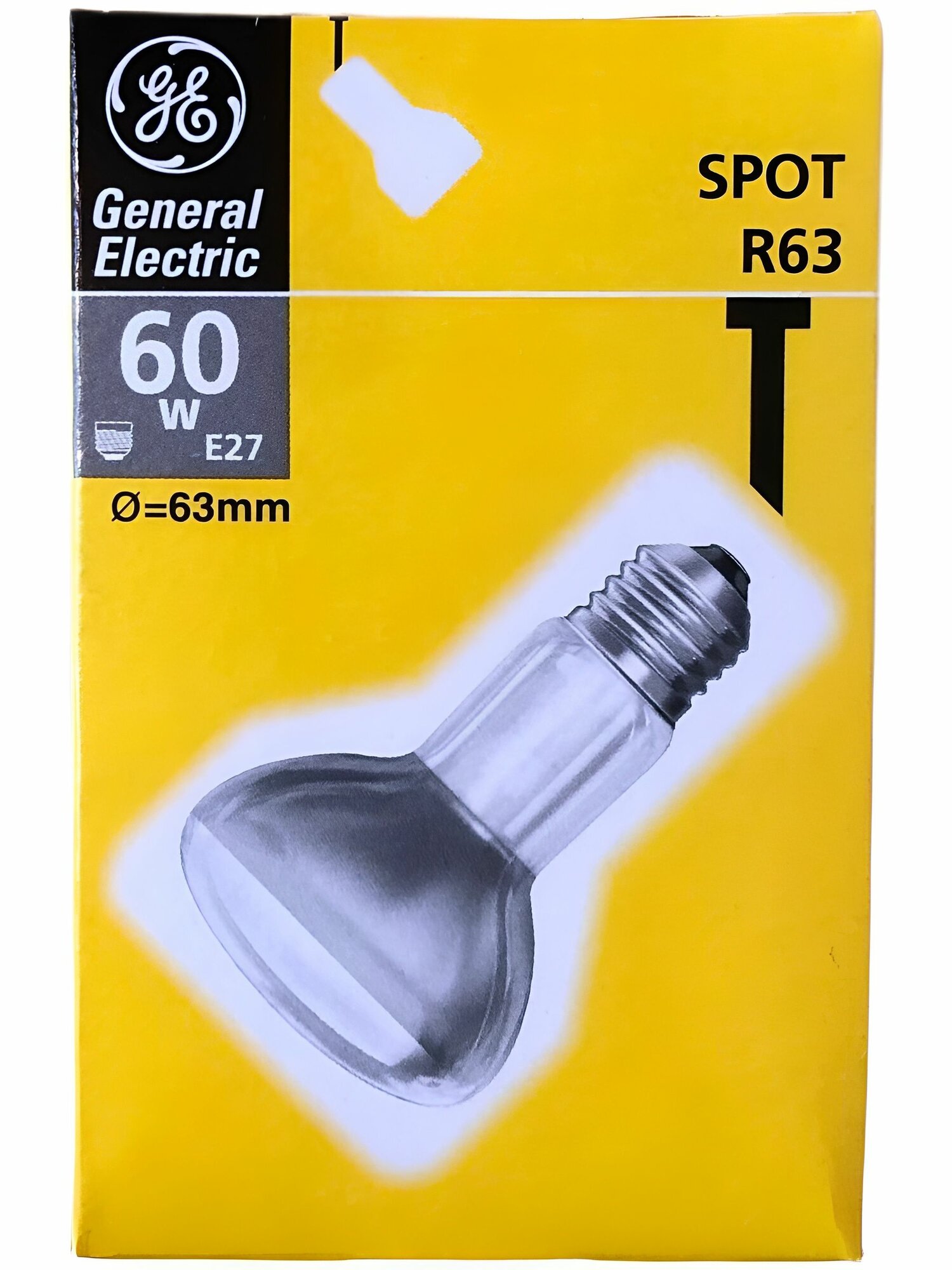 Лампа накаливания General Electric E27 R63/60W теплый свет Венгрия