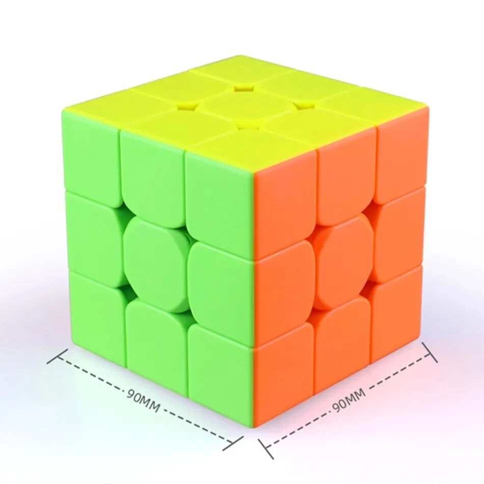 QiYi QiMeng Plus 3x3 90мм кубик рубика без наклеек