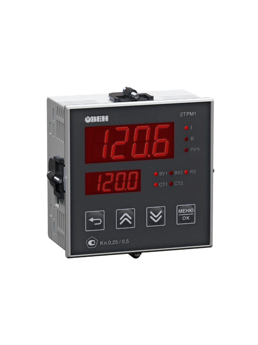 2ТРМ1 погодозависимый двухканальный регулятор с RS-485 2ТРМ1-Щ1. У2. ИУ