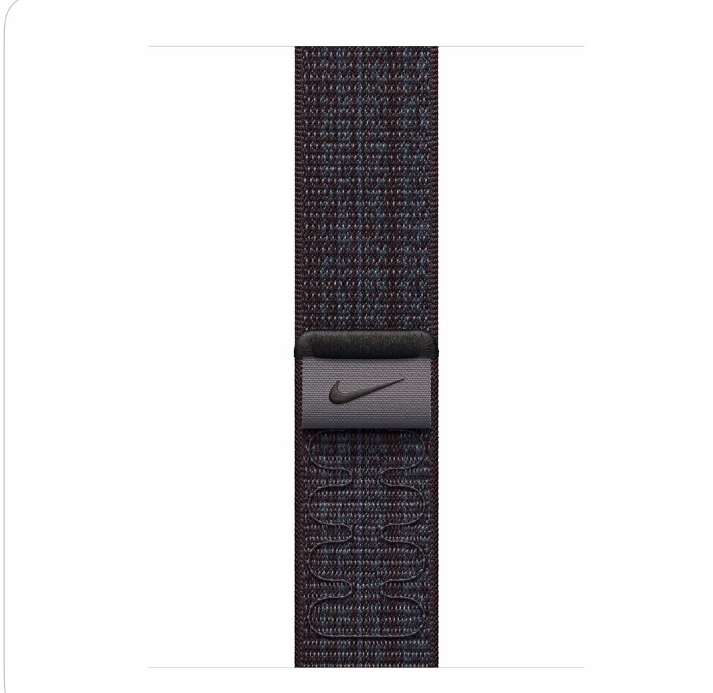 Ремешок для Apple Watch 46mm Black/Blue Nike Sport Loop MYJD3FE/A 44/45/46/49mm (Original)
