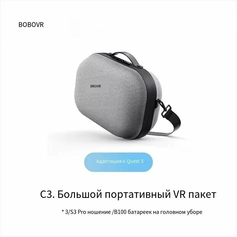 Портативный чехол BOBOVR C3 для Quest 3/3S