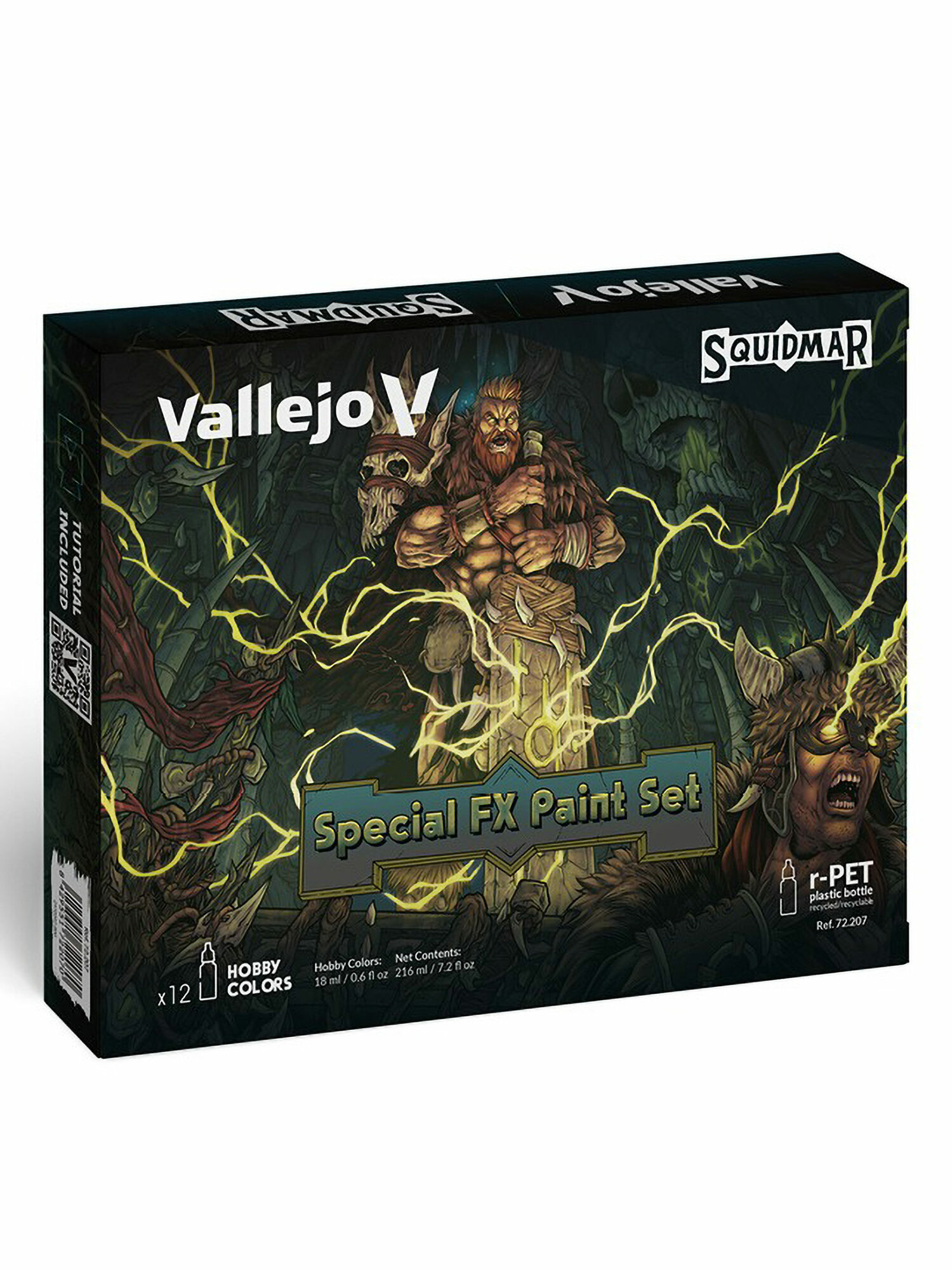 Набор акриловых красок Vallejo серии Game Color - Special FX Paint Set 72207, 12 шт по 18 мл