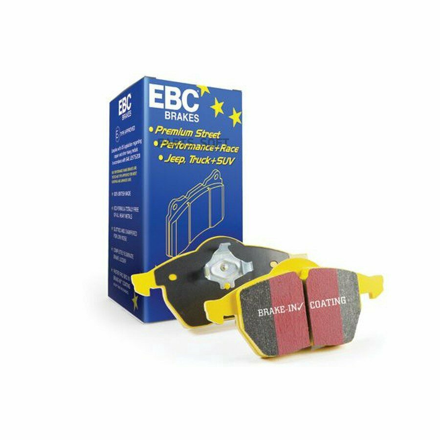 Накладки тормозные от официального дистрибьютора, EBC-BRAKES, артикул DP42068R