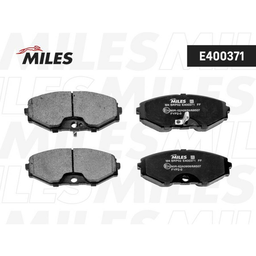 MILES E400371 Колодки тормозные NISSAN MAXIMA QX (A33) 2.0-3.0 00- передние