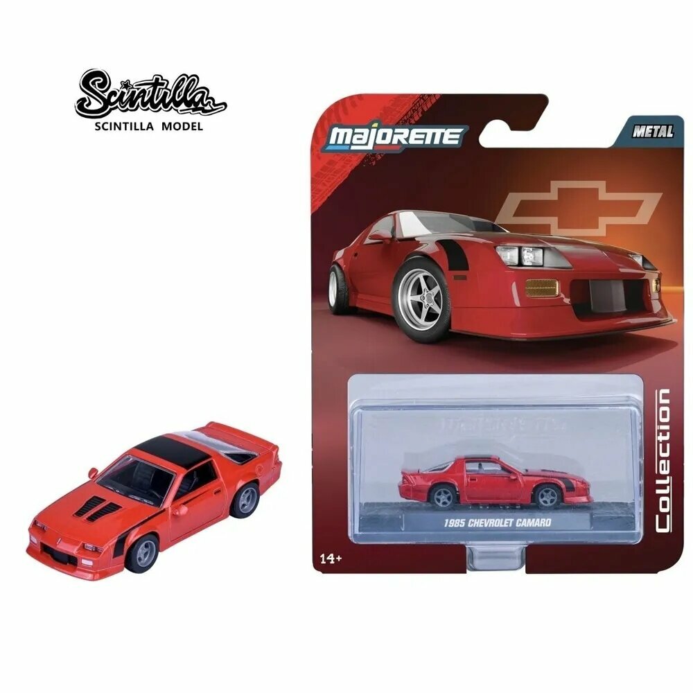 Масштабная модель автомобиля majorette 1/64 #collection 1985 CHEVROLET CAMARO Alloy Car Model Collection Gift