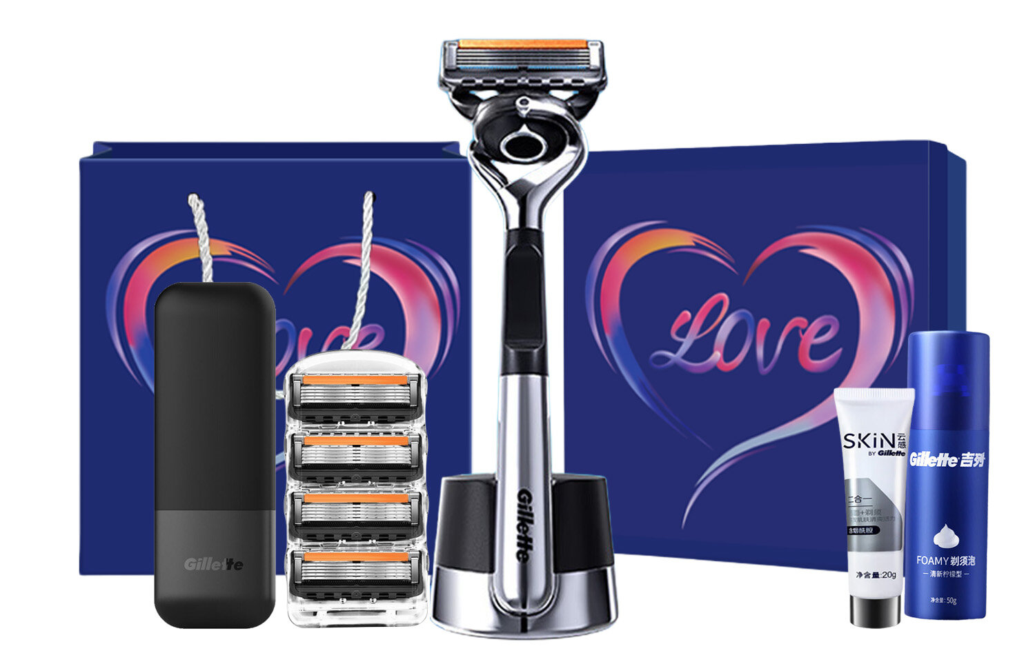 Набор для бритья мужской Gillette Fusion 5 ProGlide Premium Edition