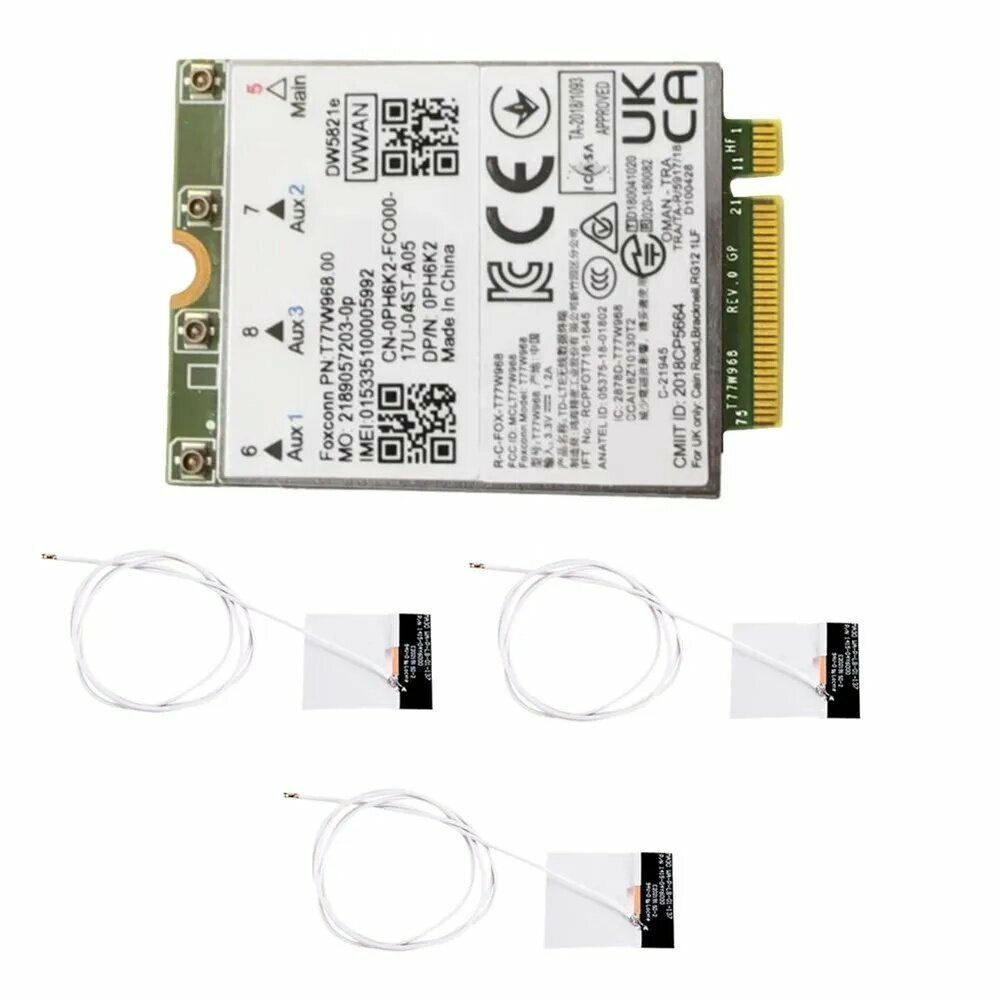 (I U H K) Модуль T77W968 DW5821E X20 4G LTE Для 5420 5424 7424 7400