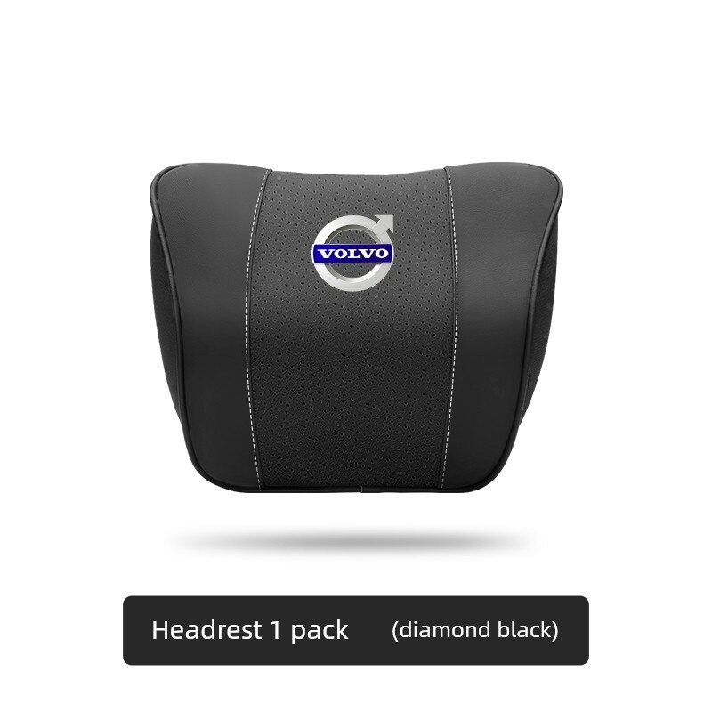 Пенополиэфирный подголовник Volvo для XC40/XC60/XC90/S60/S90/V90/V40 - Черный, удобный и регулируемый