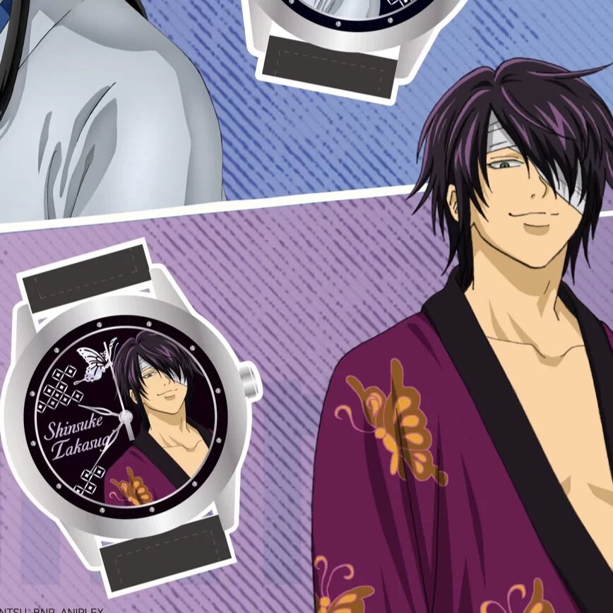 Оригинальные часы Lingbang Gintama: коллекционная серия Blind Box с персонажами Гинтоки Сакаты, Кагуры, Шимуры,