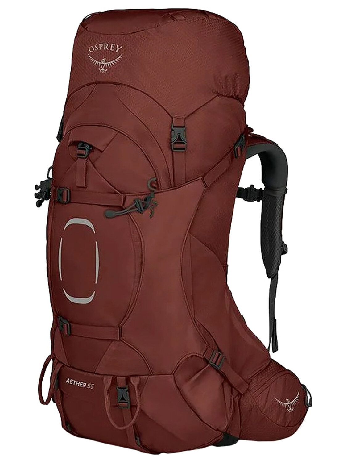 Рюкзак Osprey Aether 55 Deep Acorn Red 2026 Бордовый, для мужчин