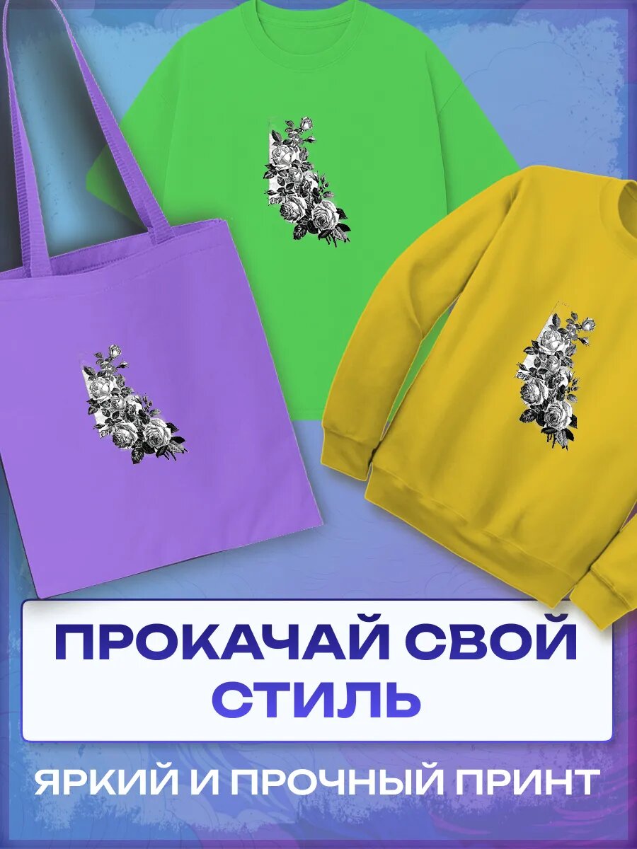 Термонаклейка цветы — фото 1
