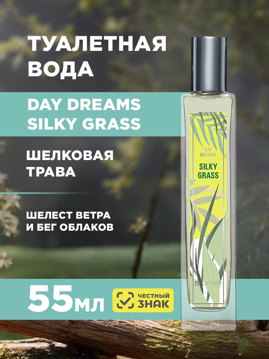 Туалетная вода духи женские Brocard Шелковая трава Day Dreams 55мл