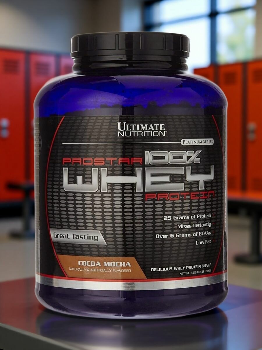 Сывороточный протеин Ultimate Nutrition Prostar 100% Whey Protein 2390 гр. Какао и Мокко