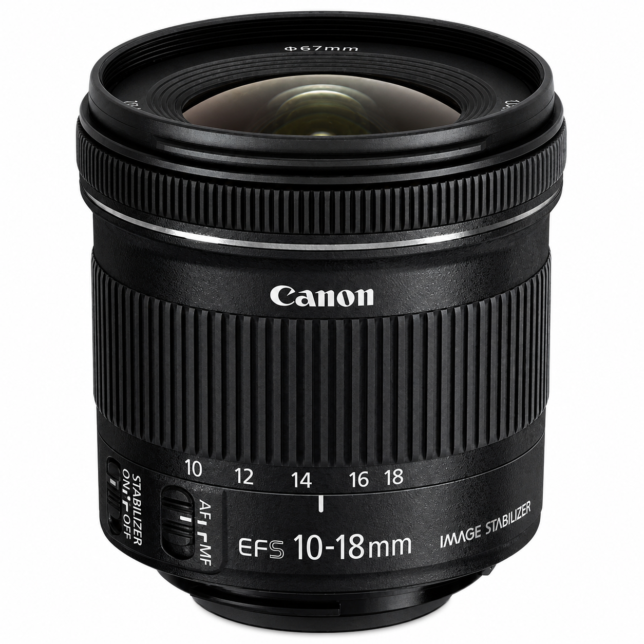 Canon EF-S 10-18mm f/4.5-5.6 IS STM Lens - Wide Angle for APS-C