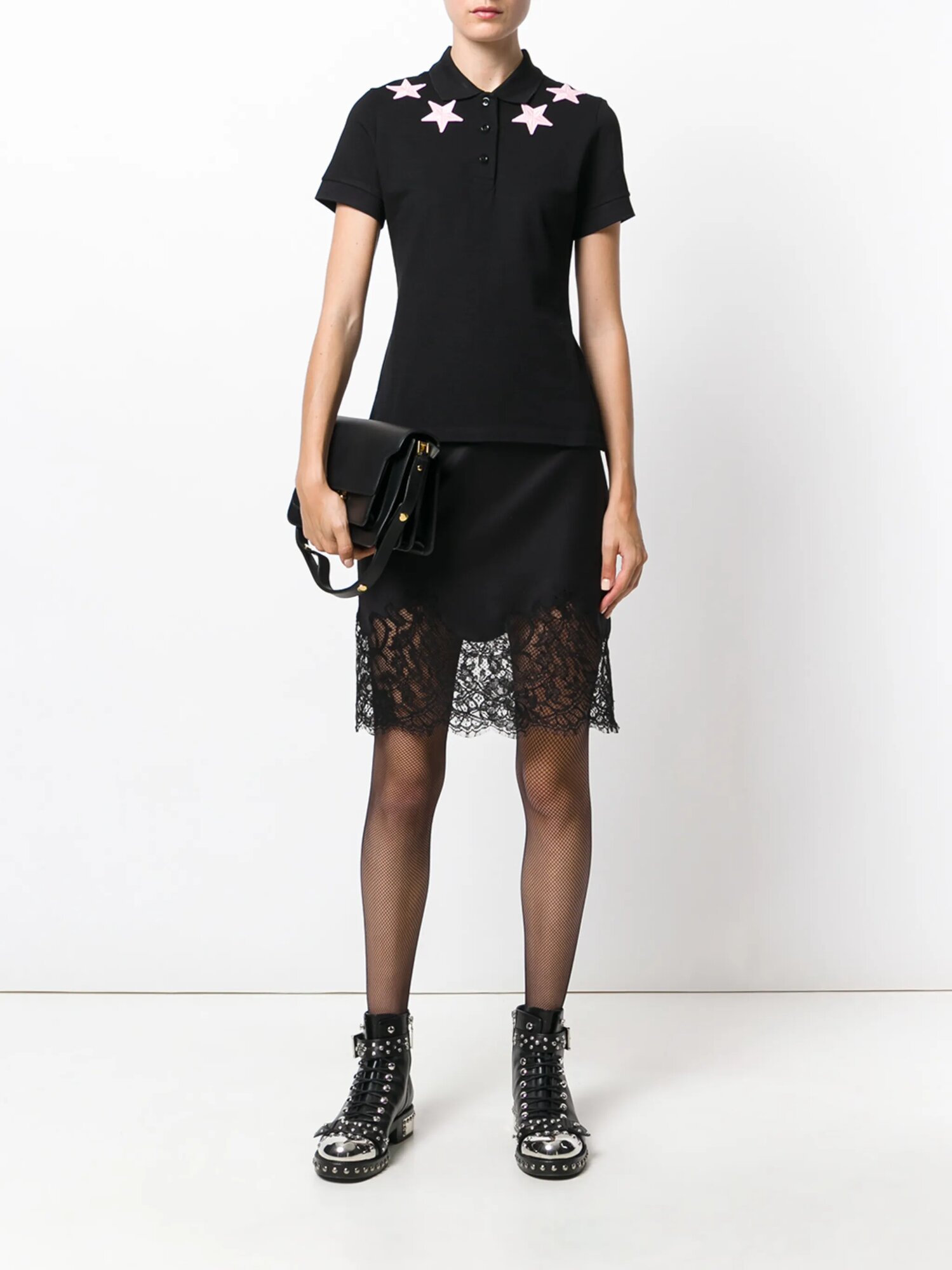 Рубашка GIVENCHY, размер 40, black / black — фото 1