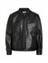 Куртка Nudie Jeans Co Blake zip-up leather jacket, размер M, black/black