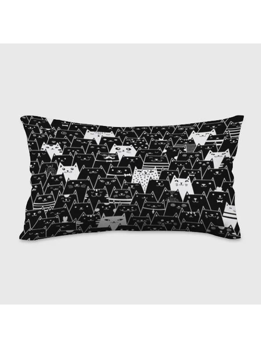 Коты black Подушка — фото 1