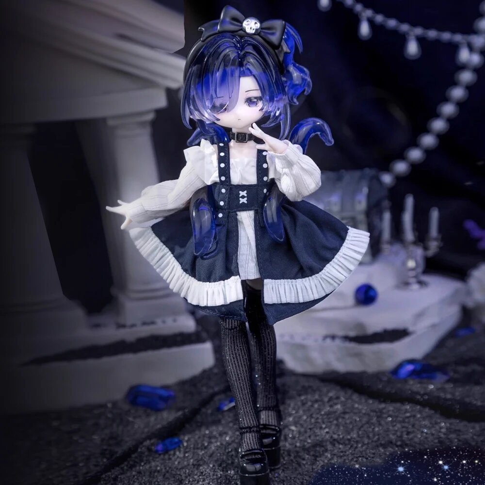 XiDonDon Minty Ocean Gem 1/8 BJD кукла Темно-синий, LUO YI WEI ER