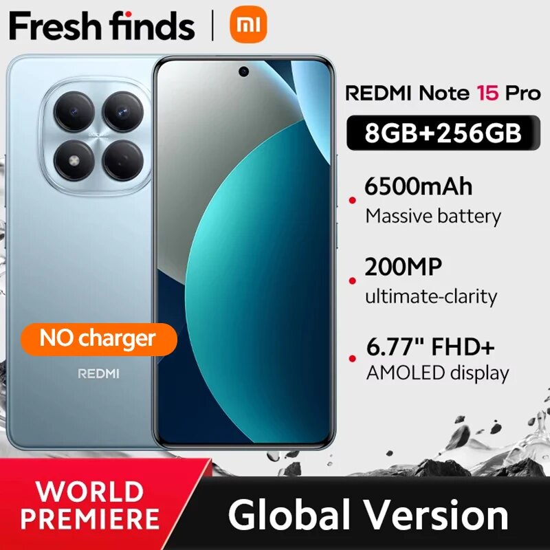 Смартфон Xiaomi Redmi Note 15 Pro, 8/256ГБ, global