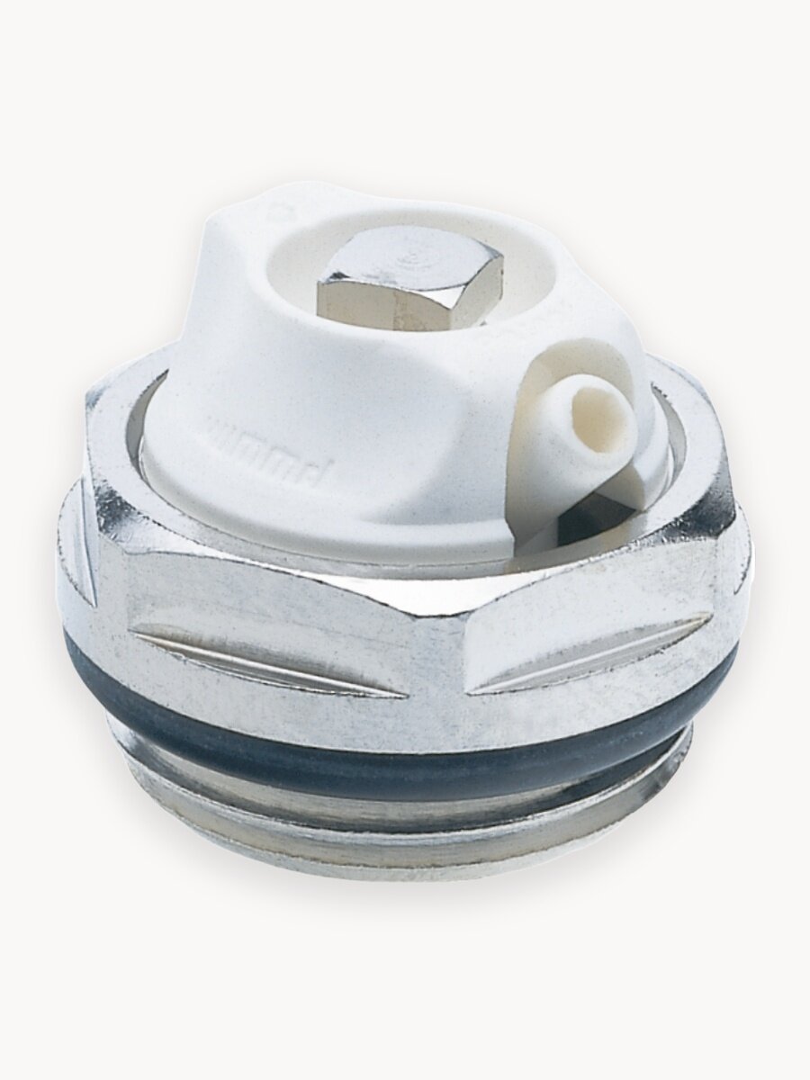 Кран Маевского воздухоспускной клапан Hummel G1/2" поворотная пластиковая сфера для подключения шланга