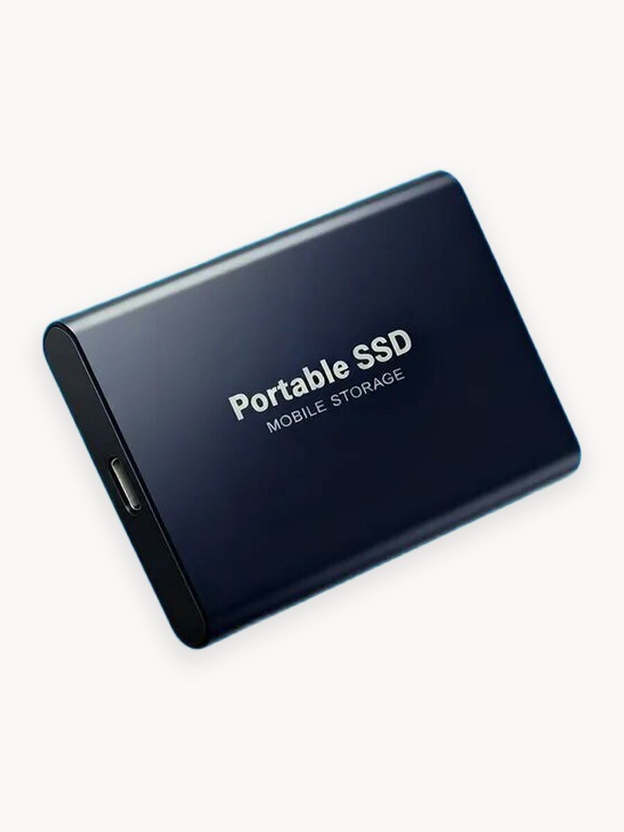 1 ТБ Внешний жесткий диск 1TB (1TB), Металл, белый, черный матовый