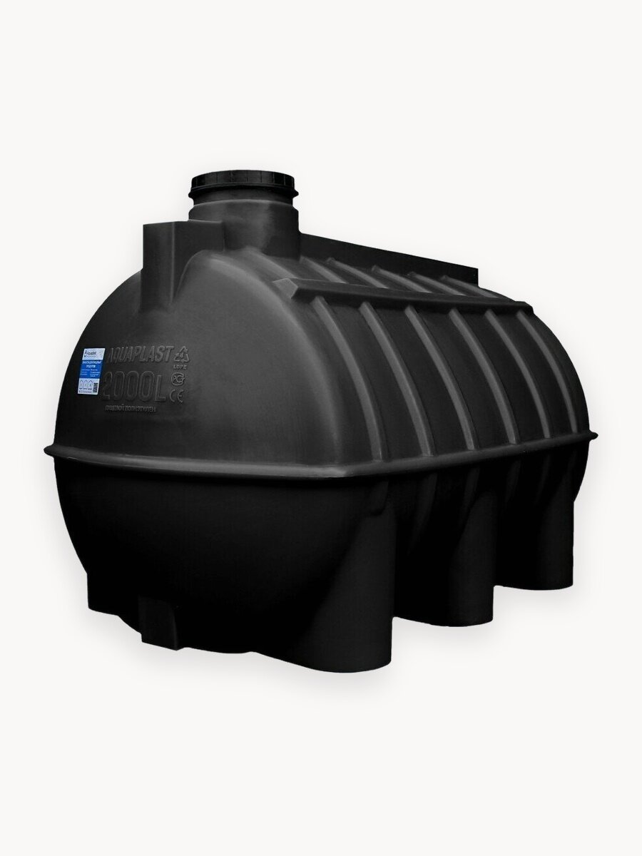 Емкость для воды АкваПласт ОГ 2000 (черная)