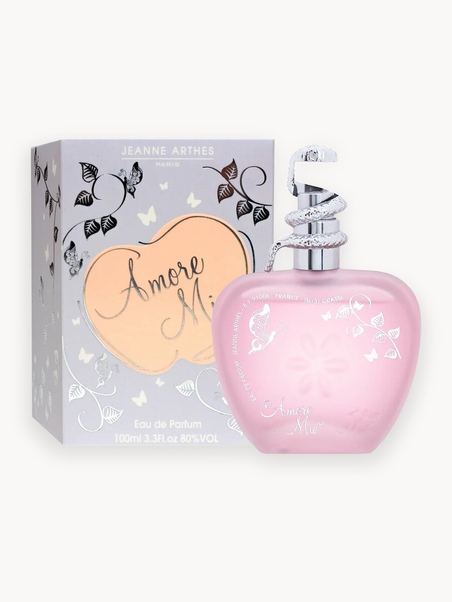 Женская парфюмерная вода Jeanne Arthes Amore Mio, фруктово-цветочные ноты, 100мл