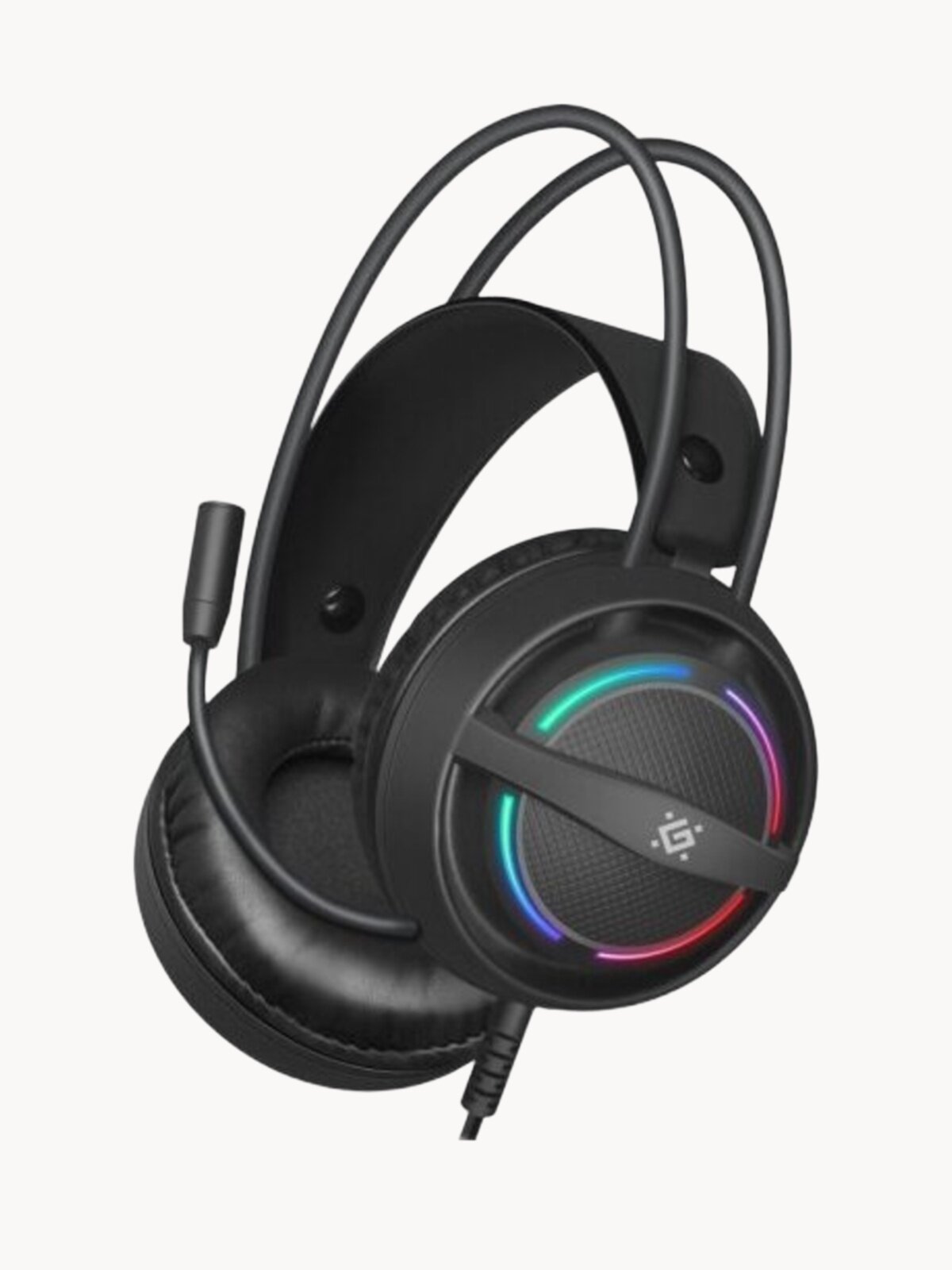 Игровая гарнитура Defender Dexter RGB, провод 2.2 м (64595)