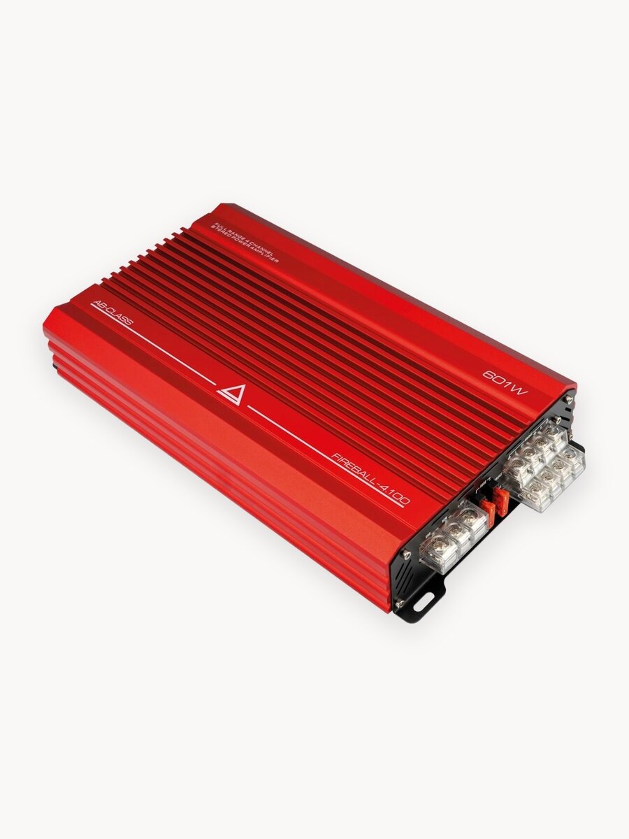 Усилитель автомобильный Aura FIREBALL-4.100 / Усилитель 4 канальный