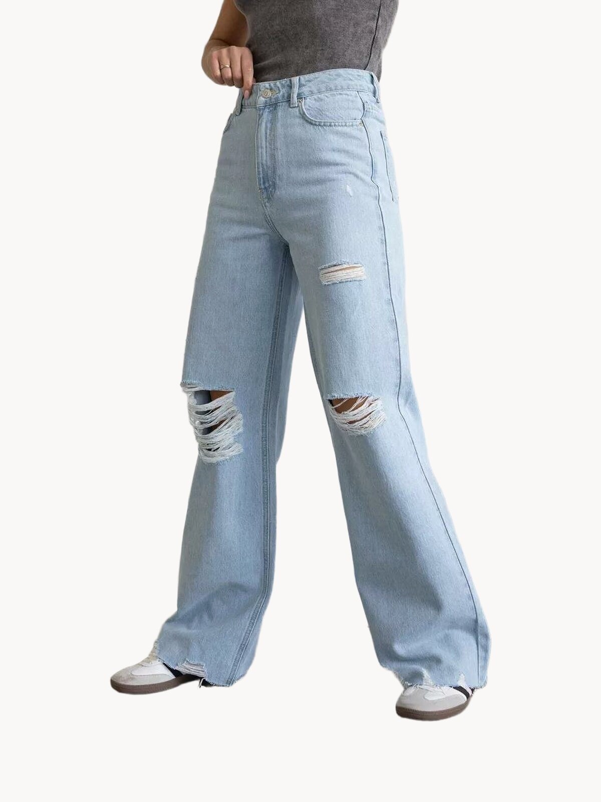 Джинсы клеш 