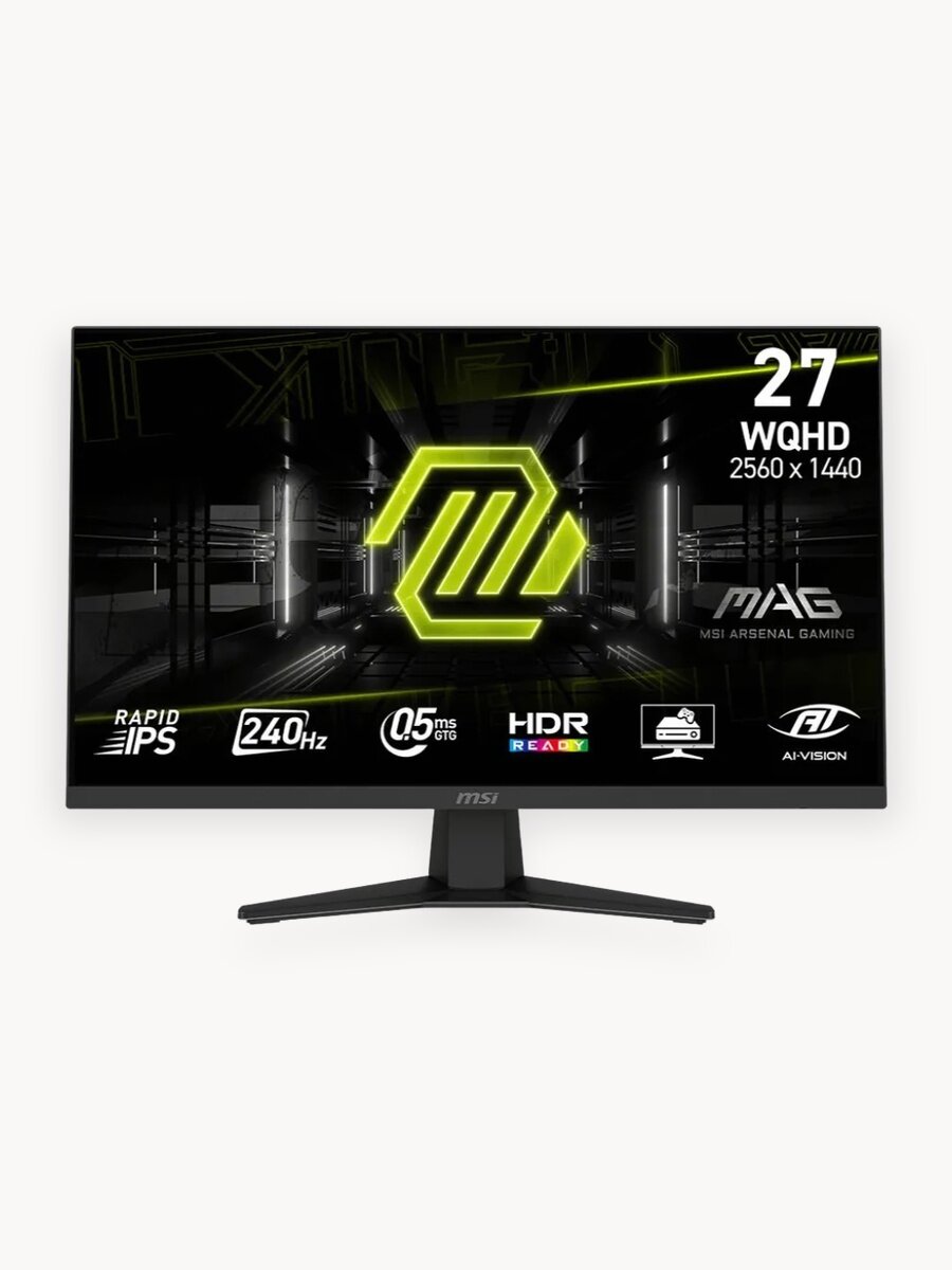 Игровой монитор MSI MAG 274Q FX24 27", IPS, 2560x1440, 240 Гц, 0.5мс, черный