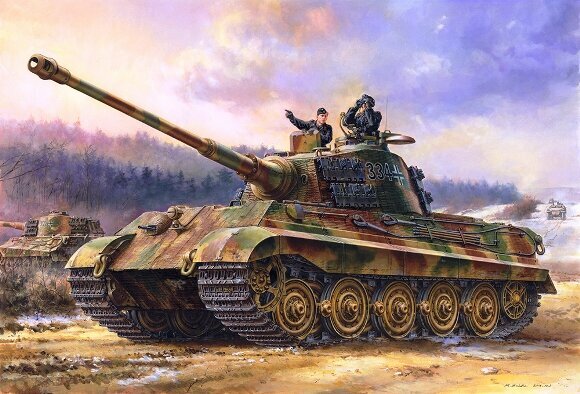 TS-031 MENG Model Танк Sd. Kfz.182 "Королевский тигр" (башня Хеншеля) Масштаб 1/35