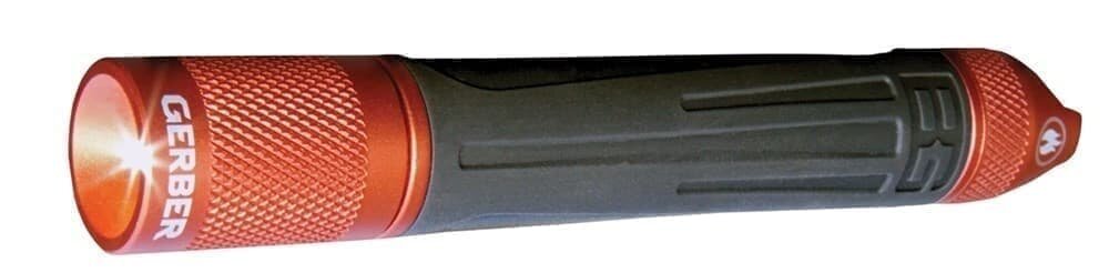 Фонарь выживания Bear Grylls (Беар Гриллс) Survival Torch / герметичный отсек / трут / блистер / Gerber (Гербер)