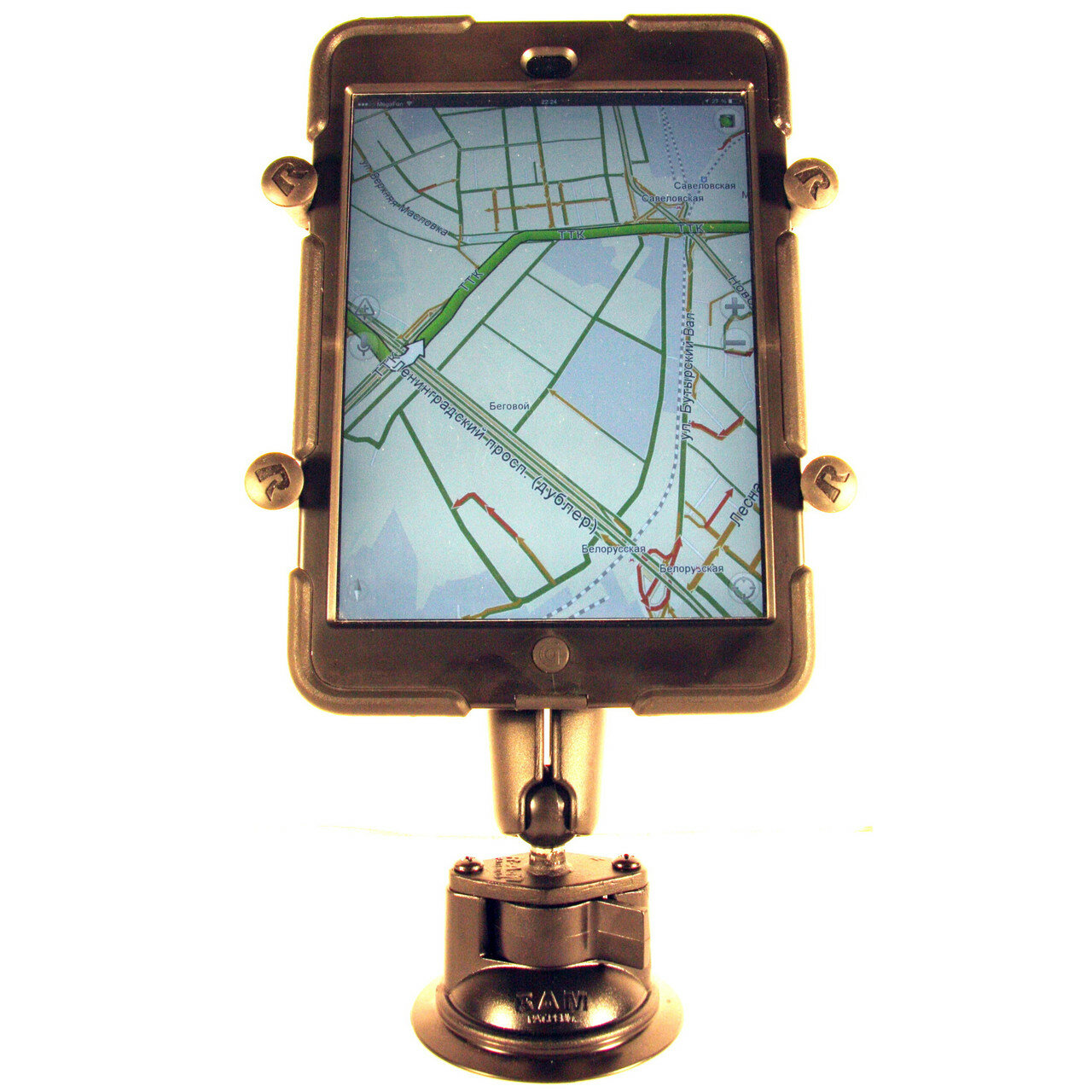 RAM-B-166-C-UN8U универсальный автомобильный держатель RAM X-Grip для 7"-8" планшетов, муфта 150 мм