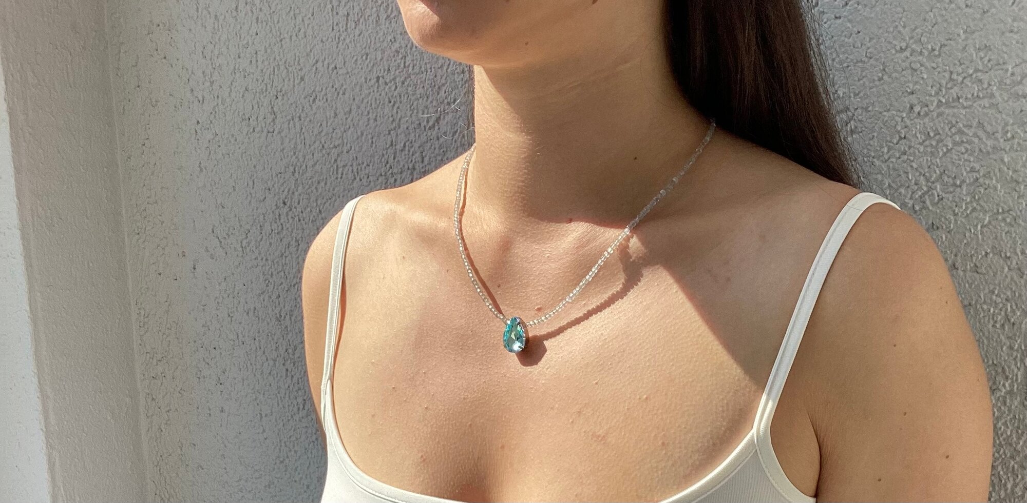 Колье, кристалл