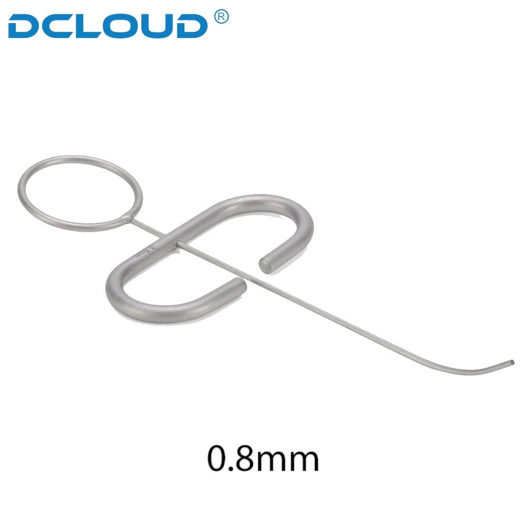 DCLOUD Стоматологический MTA Plugger 0.8/1.0/1.2/1.8 мм 0.8mm Curved