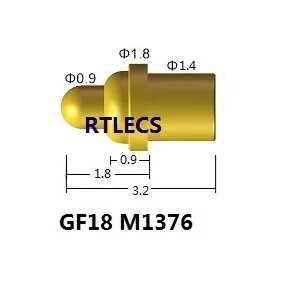RTLECS Pogo Pin GF18 M1376, 10шт