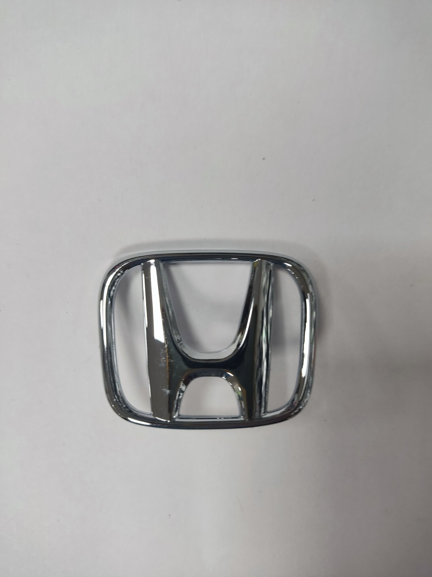 Эмблема для руля Honda, хромированная, самоклеящаяся, 47 x37 мм