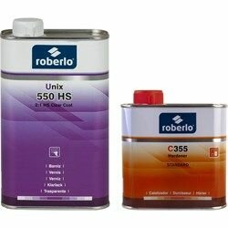 Roberlo UNIX 550 NF 2K экспресс Лак+Отвердитель С355 стандарт 1л+0,5л.