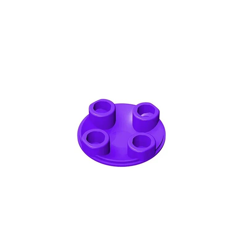Фиолетовые строительные блоки Gobricks 2x2, Цвет: 060