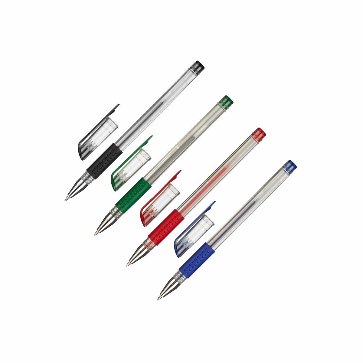 Набор гелевых ручек Attache Economy (0.5мм, 4 цвета) 4шт, 24 уп.