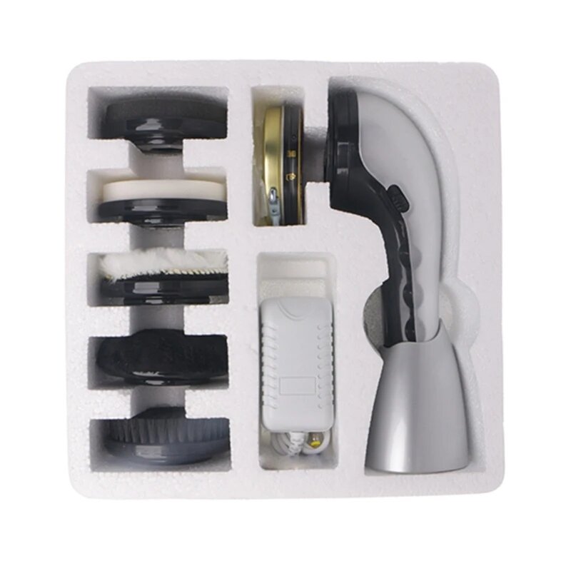 Автоматическая электрическая щетка для полировки обуви Shoe Brush Белый, Gray Color