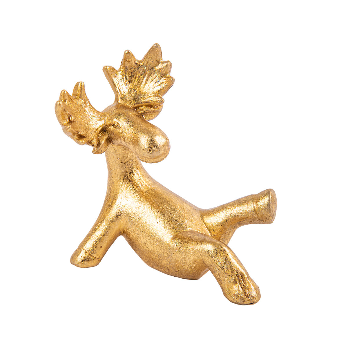 SNOWEEKON SNW-SF165-JA59 Статуэтка олень под золото, фигурка 9.6×5.6×10.5 см 1 шт №02